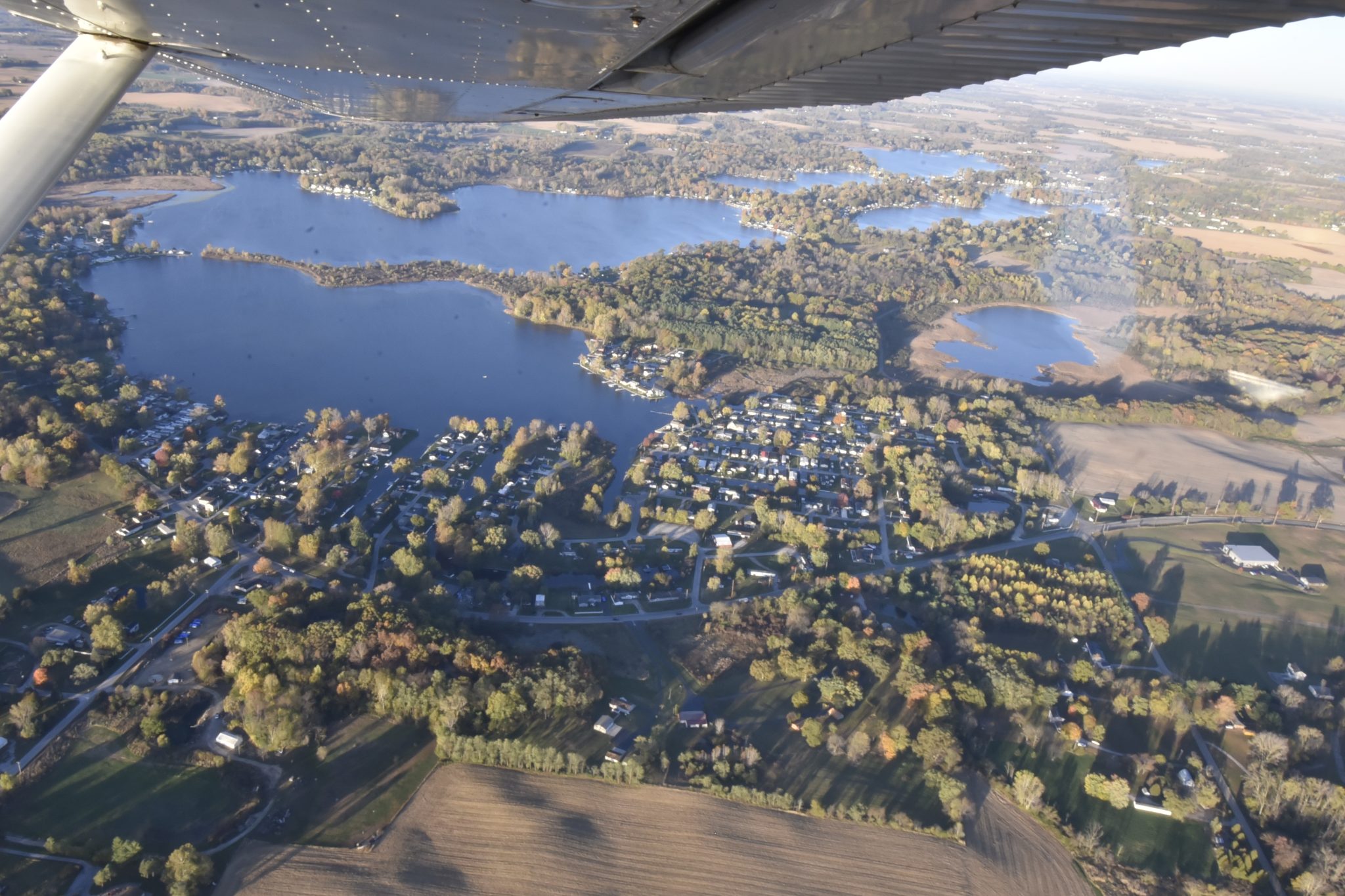 Aerial Photography Over Big Barbee Lake: Property Easement Dispute ...